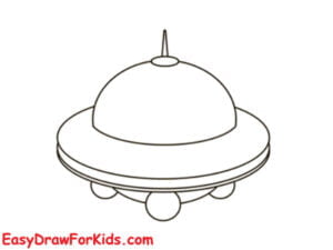 How To Draw A UFO - 4 Ways (With Pictures)
