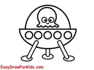 How To Draw A UFO - 4 Ways (With Pictures)