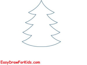 How To Draw A Christmas Tree - 5 Ways (With Pictures)