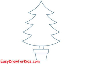 How To Draw A Christmas Tree - 5 Ways (With Pictures)