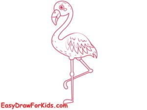 How To Draw A Flamingo - 4 Ways (With Pictures)