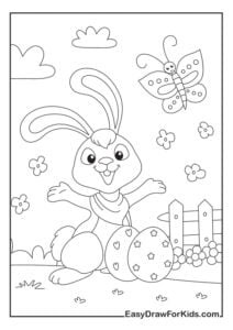 Bunny Coloring Pages (100% Free PDF Printables)