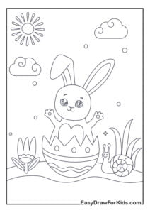 Bunny Coloring Pages (100% Free PDF Printables)