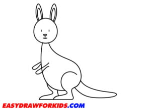 How To Draw A Kangaroo - 4 Ways (With Pictures)
