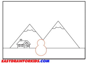 How To Draw A Christmas Scene - 10 Steps (With Pictures)