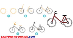 How To Draw A Bike - 3 Ways (With Pictures)