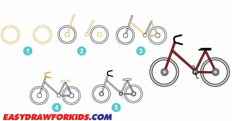How To Draw A Bike - 3 Ways (With Pictures)