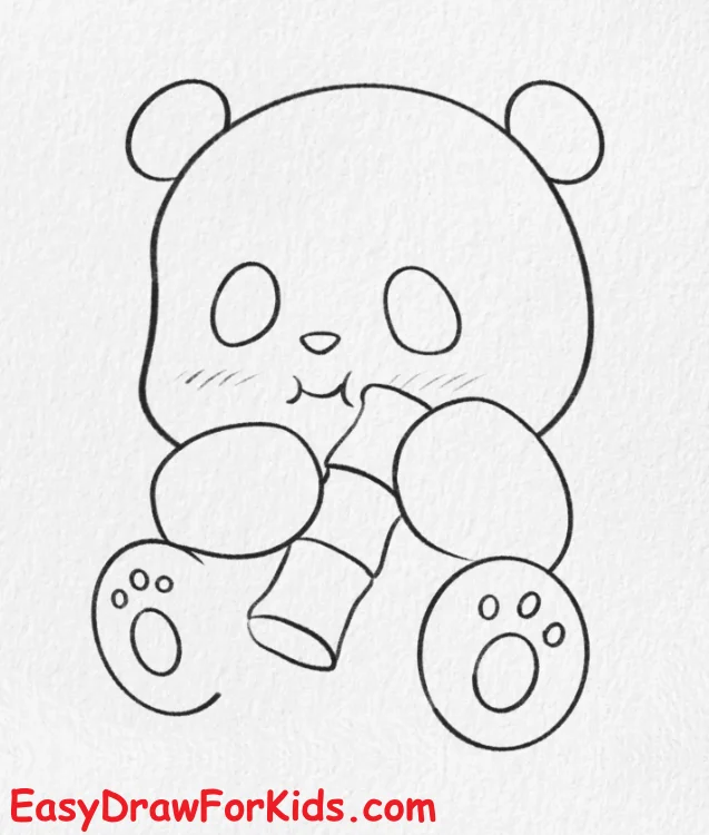 Easy Panda Drawing