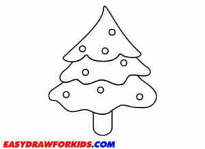How To Draw A Christmas Tree - 5 Ways (With Pictures)