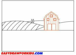 How To Draw A Farm - 10 Steps (With Pictures)
