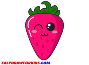 How To Draw A Strawberry - 5 Ways (With Pictures)