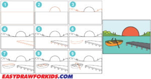 How To Draw A Sunset - 10 Steps (With Pictures)