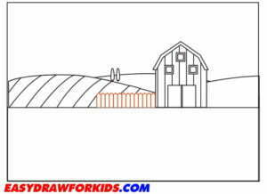 How To Draw A Farm - 10 Steps (With Pictures)