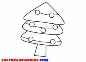 How To Draw A Christmas Tree - 5 Ways (With Pictures)