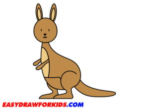 How To Draw A Kangaroo - 4 Ways (With Pictures)