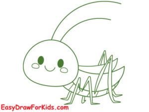 How To Draw A Grasshopper – 2 Ways (With Pictures)