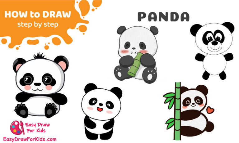 How To Draw A Panda - 5 Ways (With Pictures)