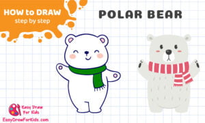 How To Draw A Polar Bear – 2 Ways (With Pictures)