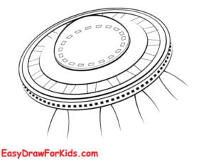 How To Draw A UFO - 4 Ways (With Pictures)