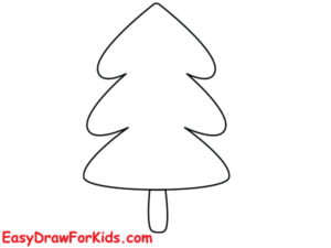 How To Draw A Christmas Tree - 5 Ways (With Pictures)