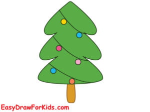 How To Draw A Christmas Tree - 5 Ways (With Pictures)