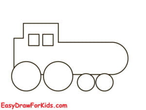 How To Draw A Train - 4 Ways (With Pictures)