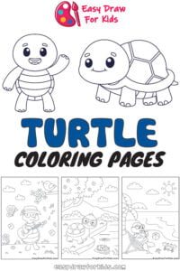 Turtle Coloring Pages (100% Free PDF Printables)