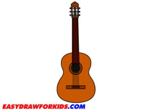 How To Draw A Guitar - 2 Ways (With Pictures)