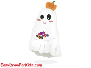 How To Draw A Ghost - 4 Ways (With Pictures)