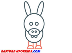 How To Draw A Donkey – 2 Ways (With Pictures)