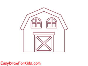 How To Draw A Barn - 7 Steps (With Pictures)