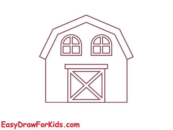 Barn Drawing For Kids Barn Sketch Images – Browse 14,153 Stock