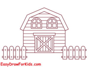 How To Draw A Barn - 7 Steps (With Pictures)
