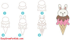 How To Draw An Ice Cream - 5 Ways (With Pictures)