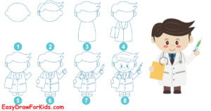 How To Draw A Doctor - 4 Ways (With Pictures)