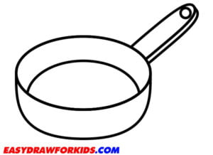 How To Draw A Pan - 6 Steps (With Pictures)