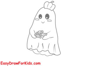 How To Draw A Ghost - 4 Ways (With Pictures)
