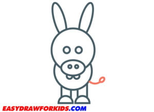 How To Draw A Donkey – 2 Ways (With Pictures)
