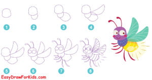 How To Draw A Firefly - 9 Steps (With Pictures)