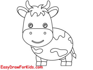 How To Draw A Cow - 7 Ways (With Pictures)