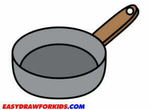 How To Draw A Pan - 6 Steps (With Pictures)