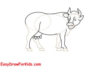 How To Draw A Cow - 7 Ways (With Pictures)