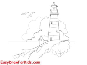 How To Draw A Lighthouse - 3 Ways (With Pictures)