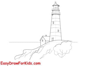 How To Draw A Lighthouse - 3 Ways (With Pictures)