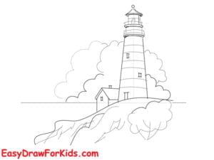 How To Draw A Lighthouse - 3 Ways (With Pictures)