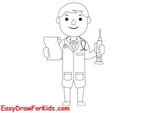 How To Draw A Doctor - 4 Ways (With Pictures)