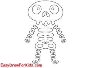 How To Draw A Skeleton - 3 Ways (With Pictures)