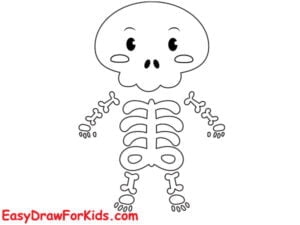 How To Draw A Skeleton - 3 Ways (With Pictures)