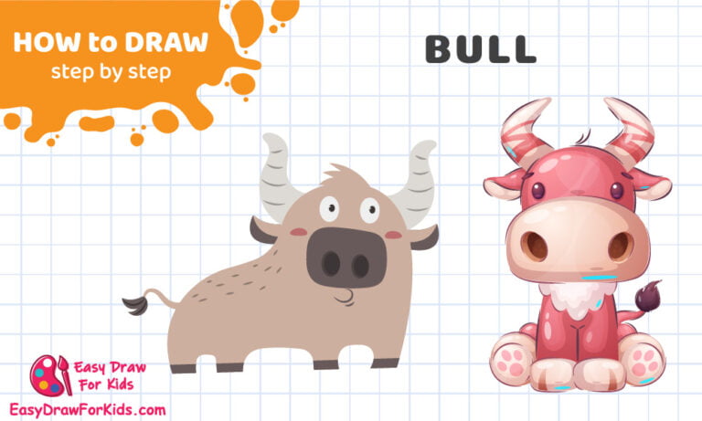 How To Draw A Bull - 3 Ways (With Pictures)