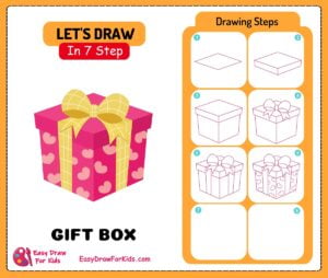 How To Draw A Gift Box - 4 Ways (With Pictures)